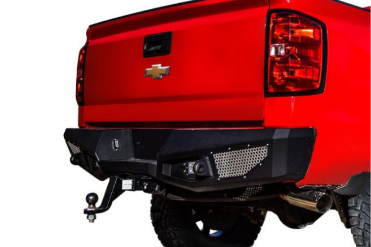 DV8 Offroad Chevy Silverado 1500 Rear Bumper – BumperOnly
