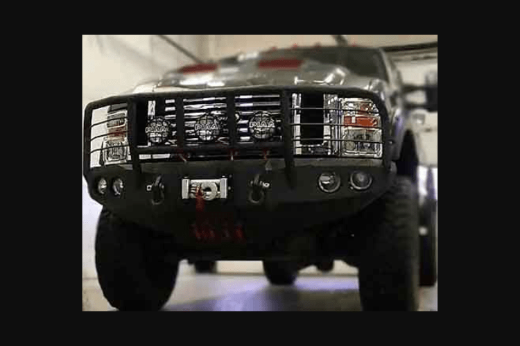 Iron Bull Bumpers Grille Guard Enforcer with Headlight Protection Add ...