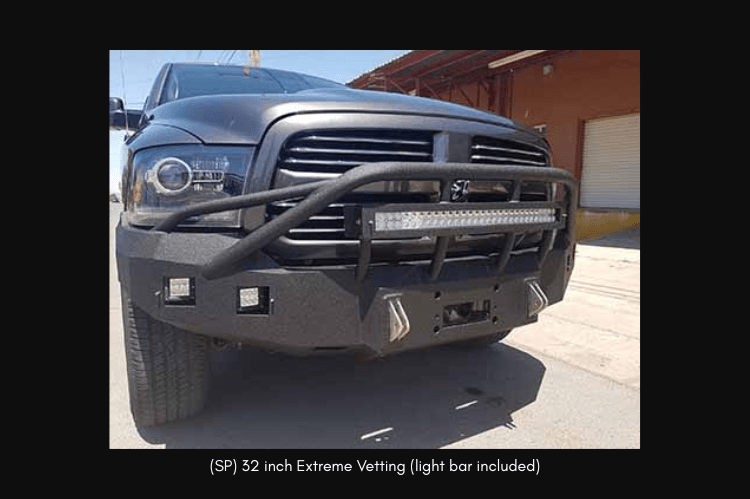 Iron Bull Bumpers Grille Guard (SP) 32-Inch Extreme Vetting Add-On ...