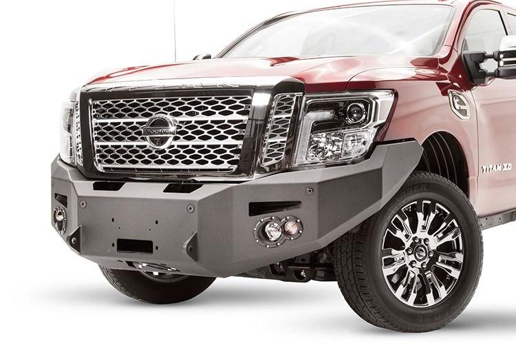 Fab Fours NT16-F3751-1 Premium Nissan Titan XD Front Bumper 2016-2024 ...
