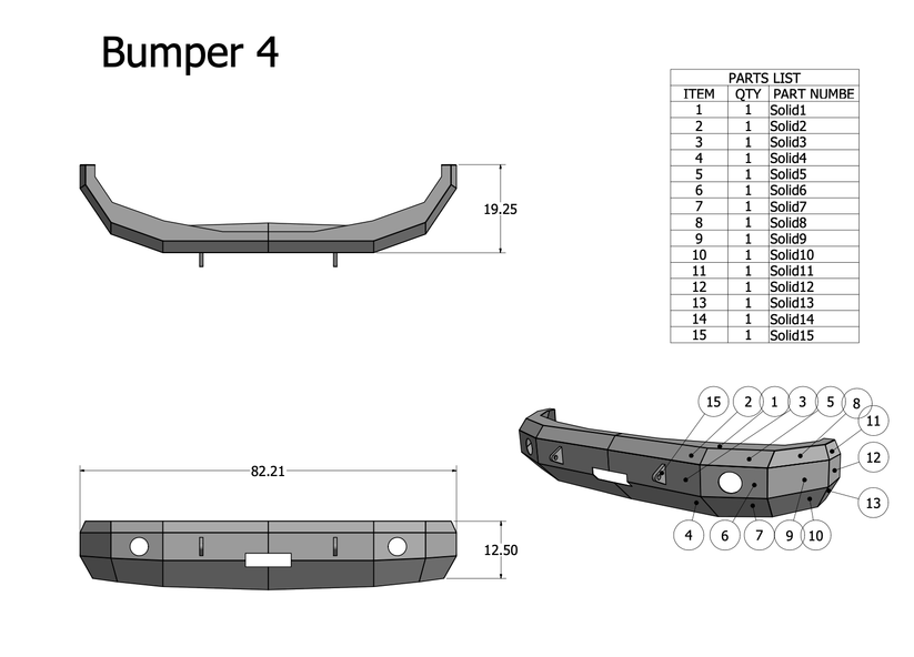 Aftermarket Truck Bumper Blueprints Bundle – BumperOnly